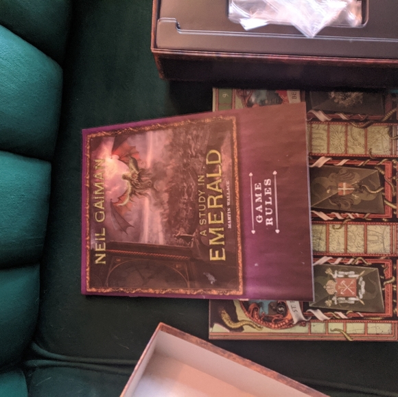 Treefrog Games | Games | Neil Gaiman A Study In Emerald Board Game ...